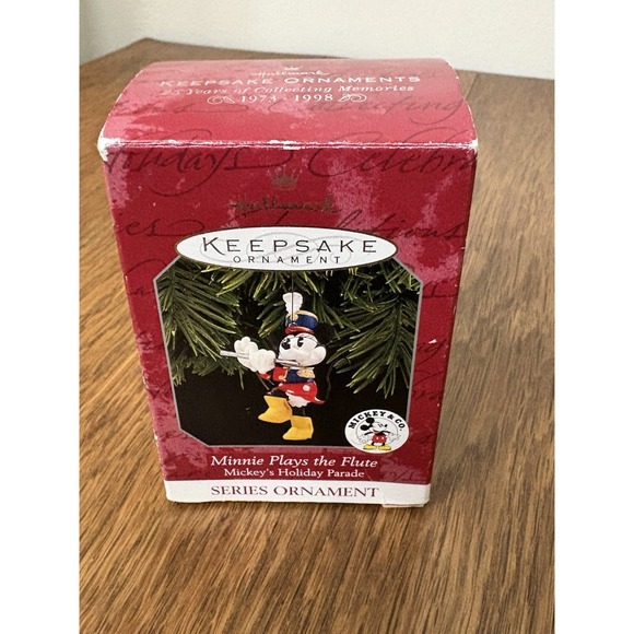 Hallmark | Holiday | Hallmark Keepsake Ornament Minnie Plays The Flute ...